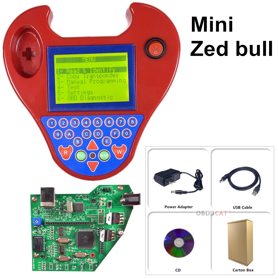 El más nuevo MINI Zed Bull inteligente programador clave Auto V508 pequeño Zed Toro llave ...