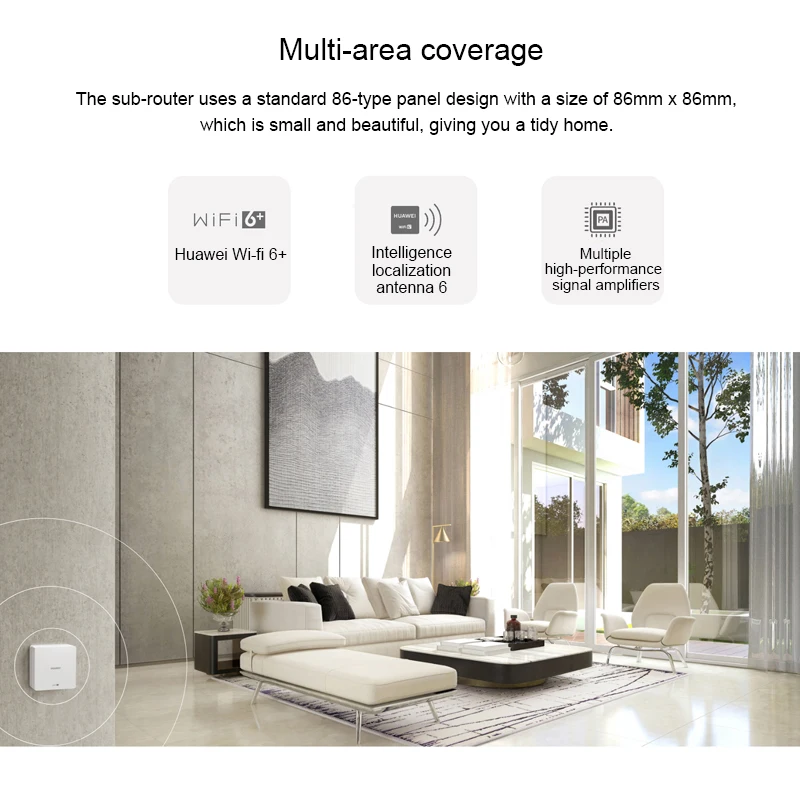 Original HUAWEI Router H6 HarmonyOS WIFI 6+ Smart Home Mesh WIFI ...