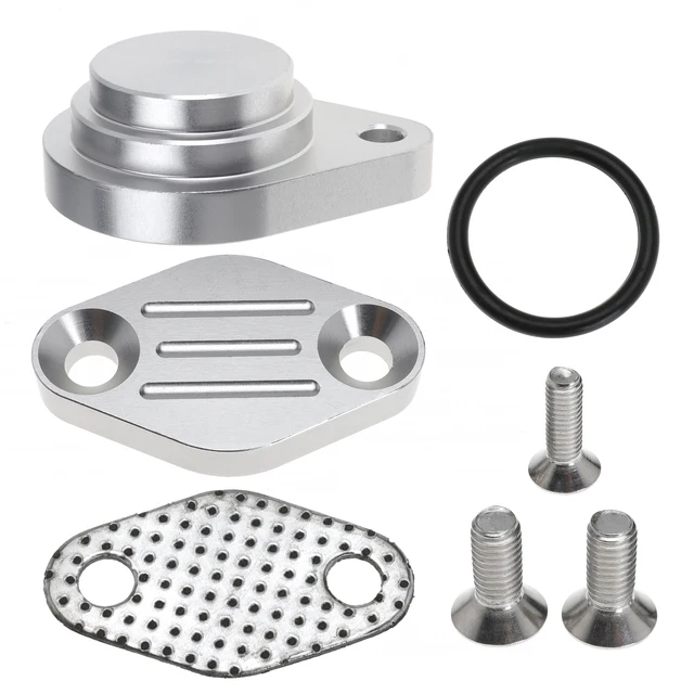 EGR Delete Plug Intake Exhaust Block Off Plate Kit for LS LSX 4.8L 5.3L ...