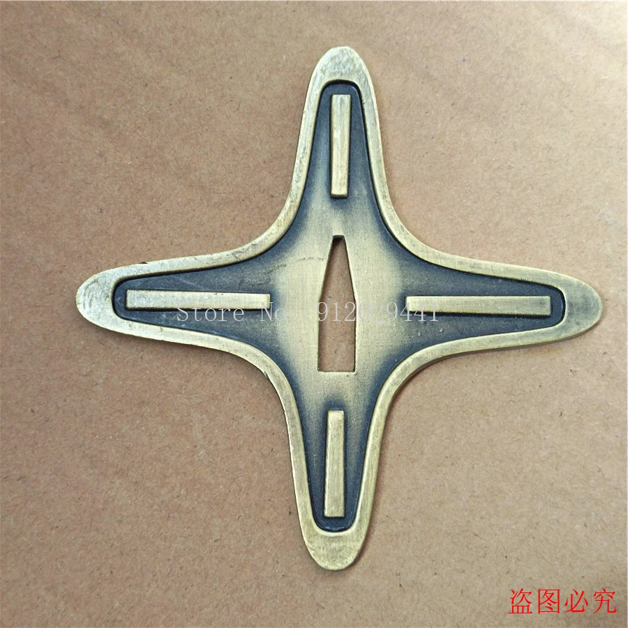 Nice-Alloy-Cross-Tsuba-Guard-For-Jian-Sword-Katana-Knife-Japanese ...