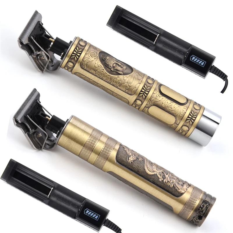 Professional Precision Hair Clipper Cordless Carving Trimmer ...