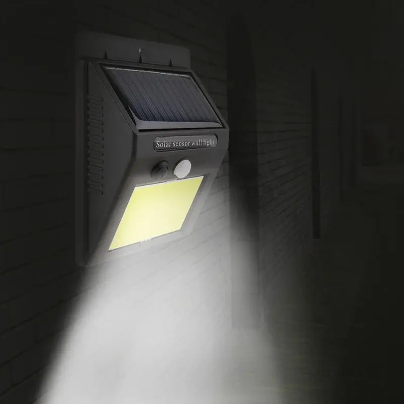 48 LED Solar Induction Wall Lamp 20 COB Light Source Home Outdoor ...