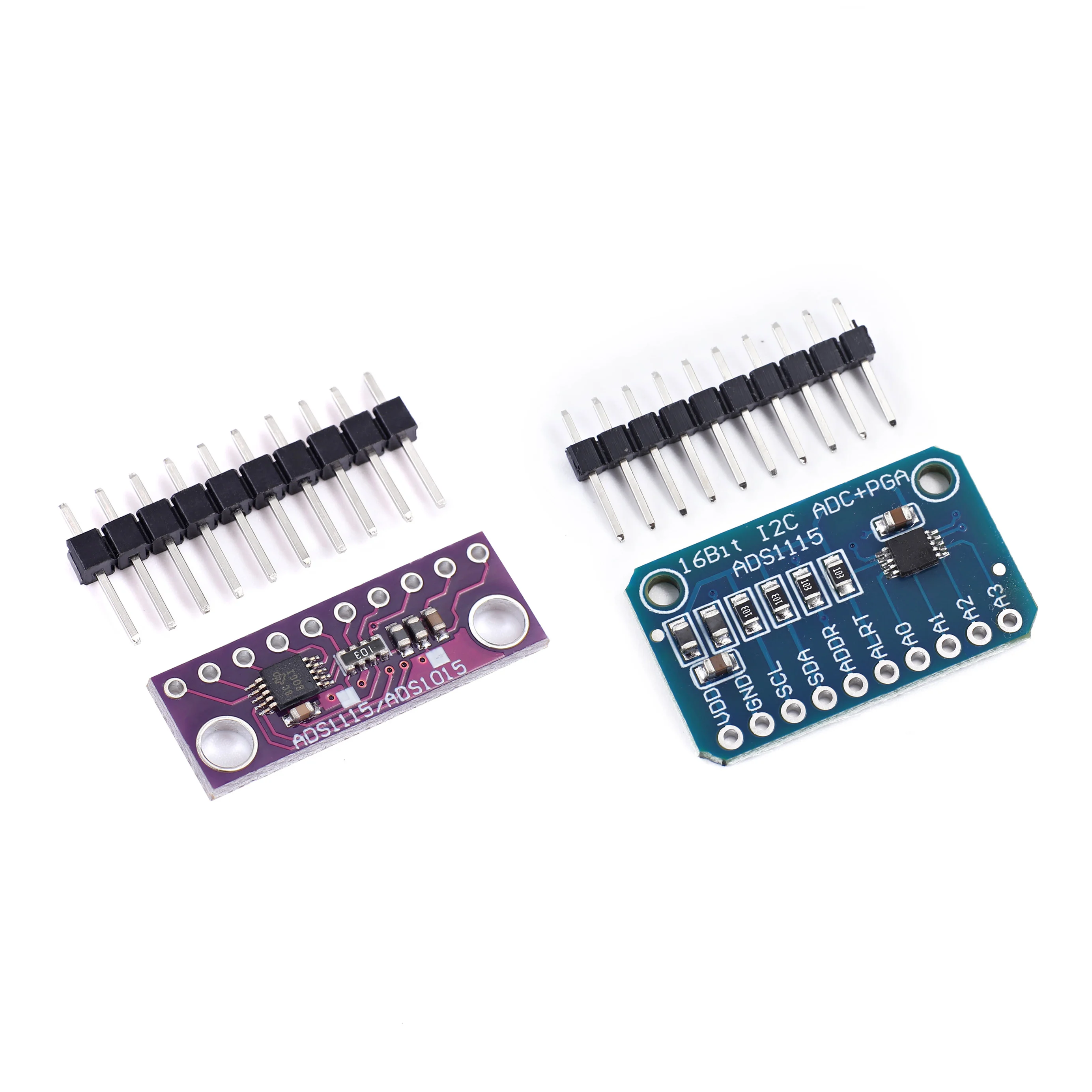 I2C ADS1115 16 Bit ADC 4 channel Module with Programmable Gain ...