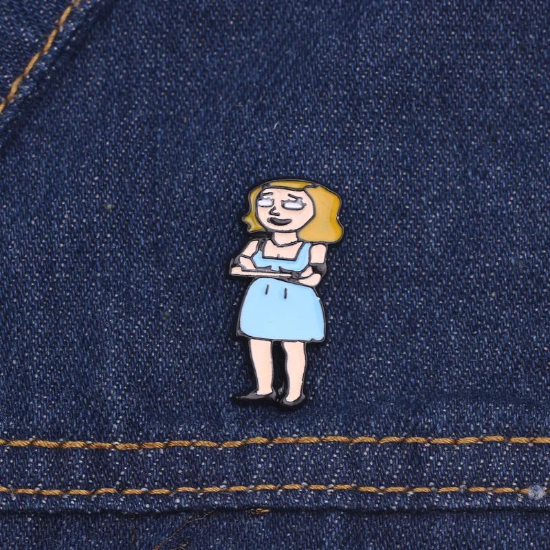 New Anime Rick and Morty Cosplay Accessories Beth Summer Smith Metal ...