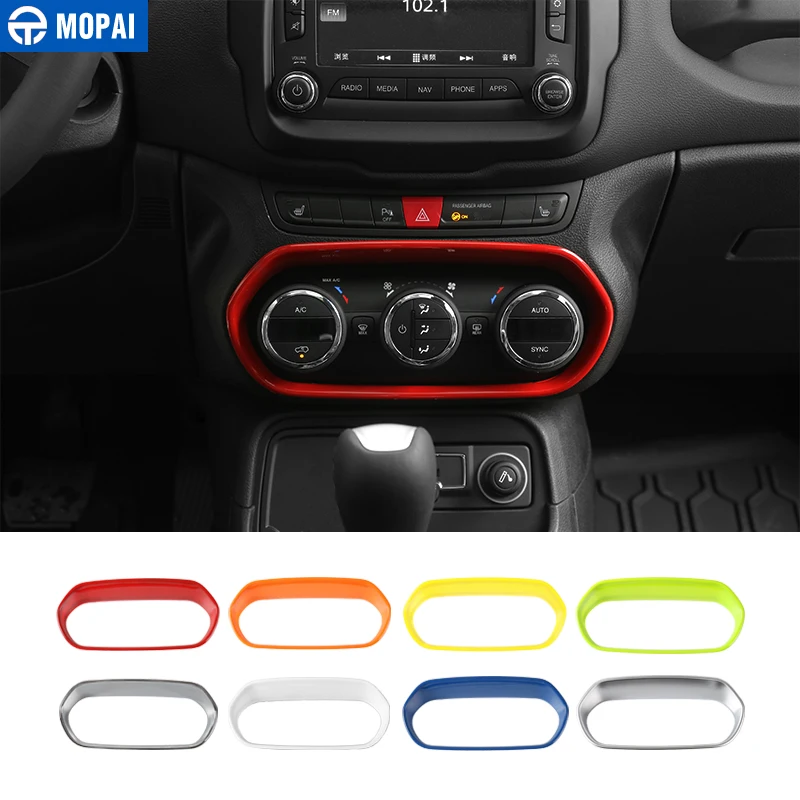 MOPAI ABS Car Air Conditioning Switch Decoration Fame Cover Stickers ...