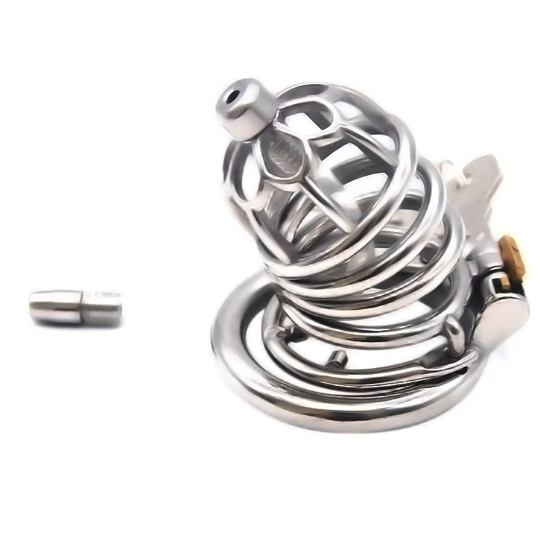 COCKRING,Key--Cage de chasteté érotique pour hommes, jouets sexuels ...