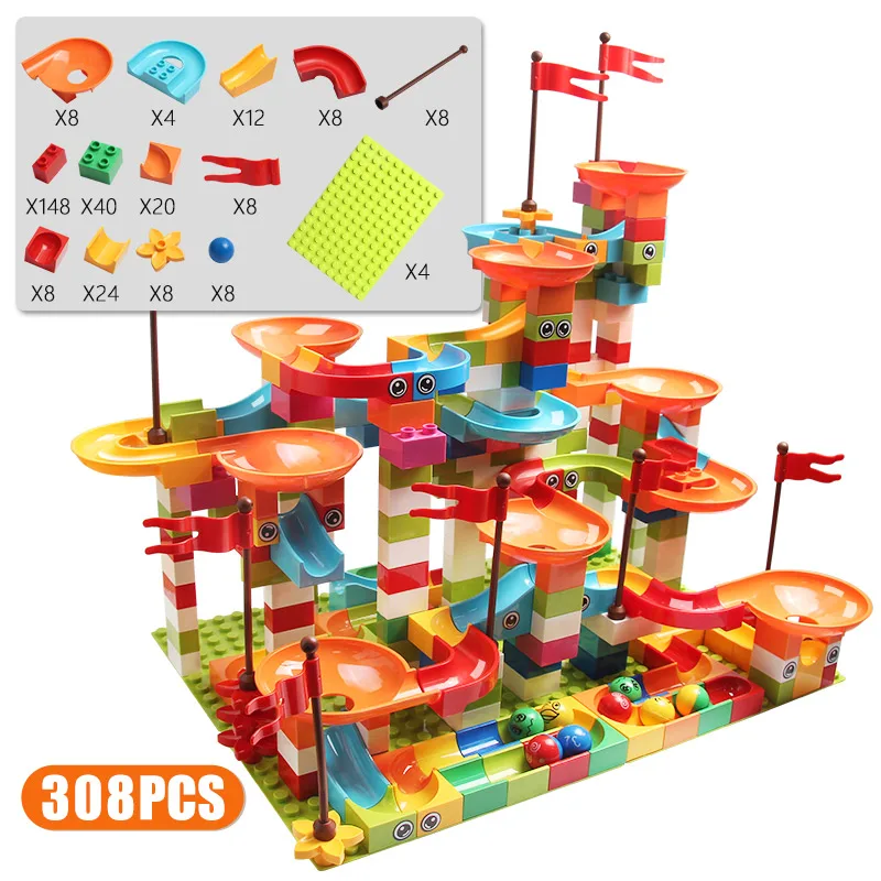 MOC-77-308PCS-Slide-track-Big-Block-Compatible-City-Building-Blocks ...