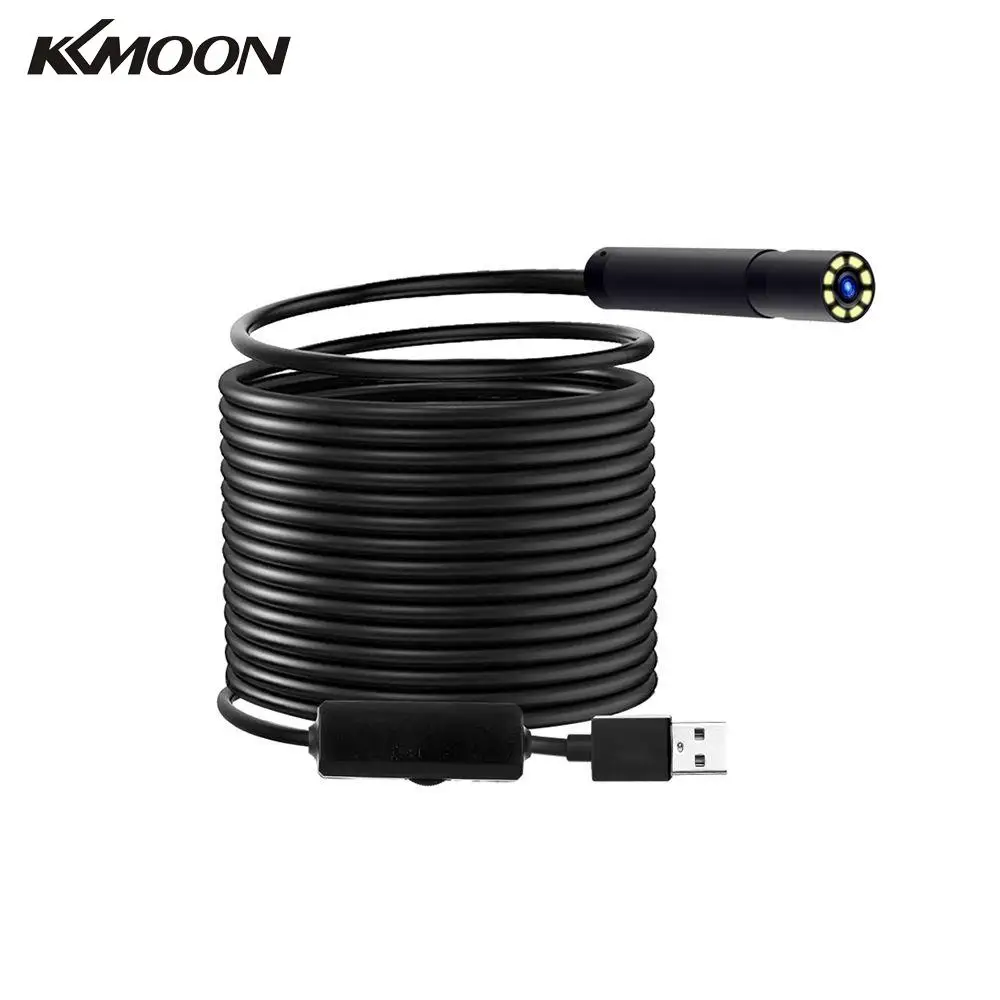 KKMOON-2-5-10m-IP67-Waterproof-USB-Endoscope-1280-720-HD-Industrial ...