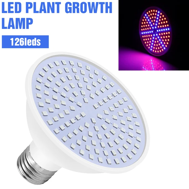 Led Grow Light E27 Full Spectrum Phyto Lamp Plant Bulb Growth Light ...