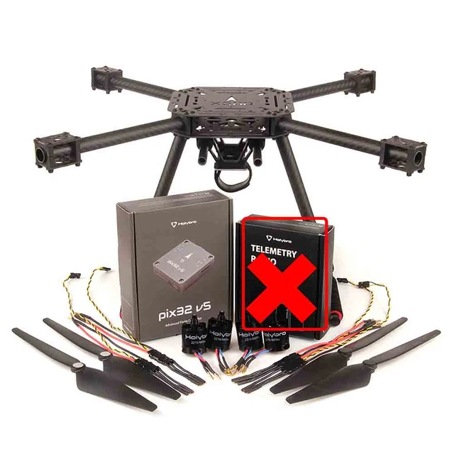 HolyBro X500 V2 Full Kit-Pixhawk 6C (915MHz Telemetry, 58% OFF