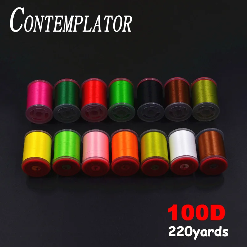 1pc-100D-220yards-Fly-Tying-Threads-For-Drys-Nymphs-Small-Streamers ...