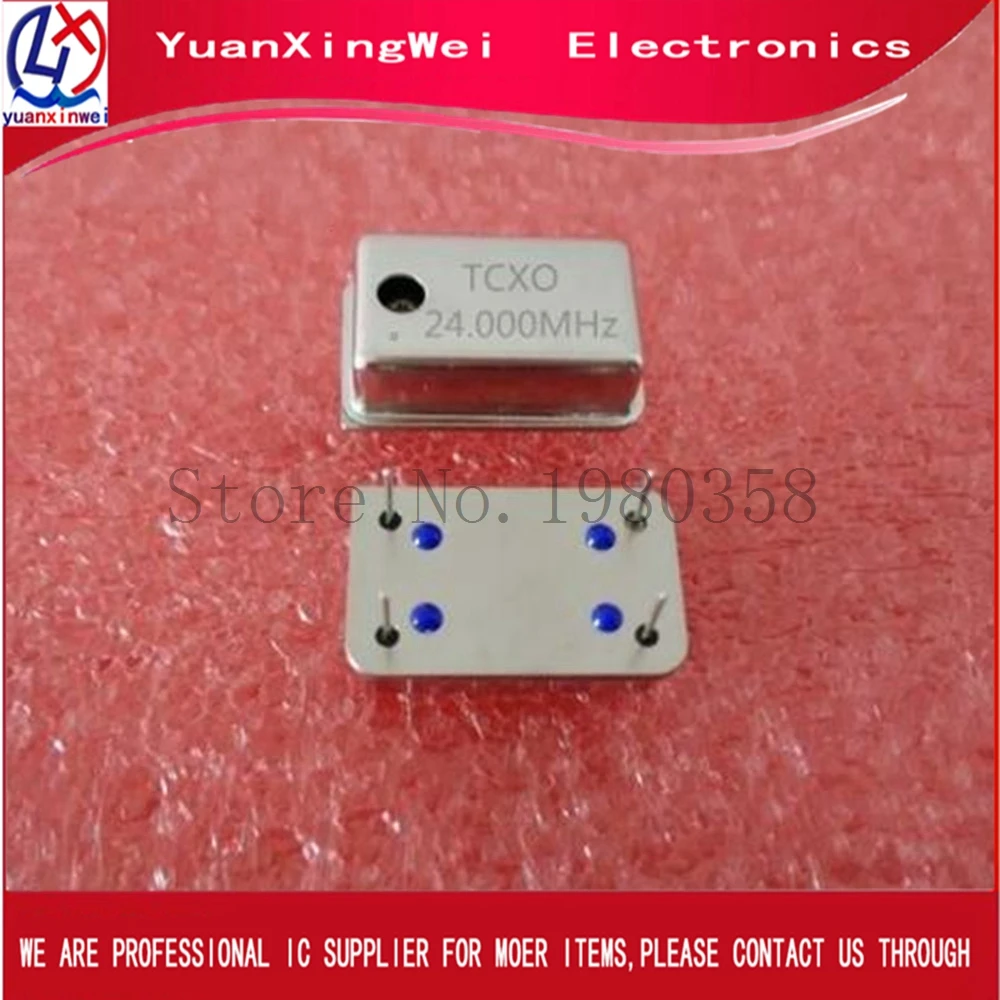 Oscilador de cristal activo TCXO, 24,000000 MHZ, 24M, 0.1PPM, DIP4, nuevo/envío rápido, 1 unids ...