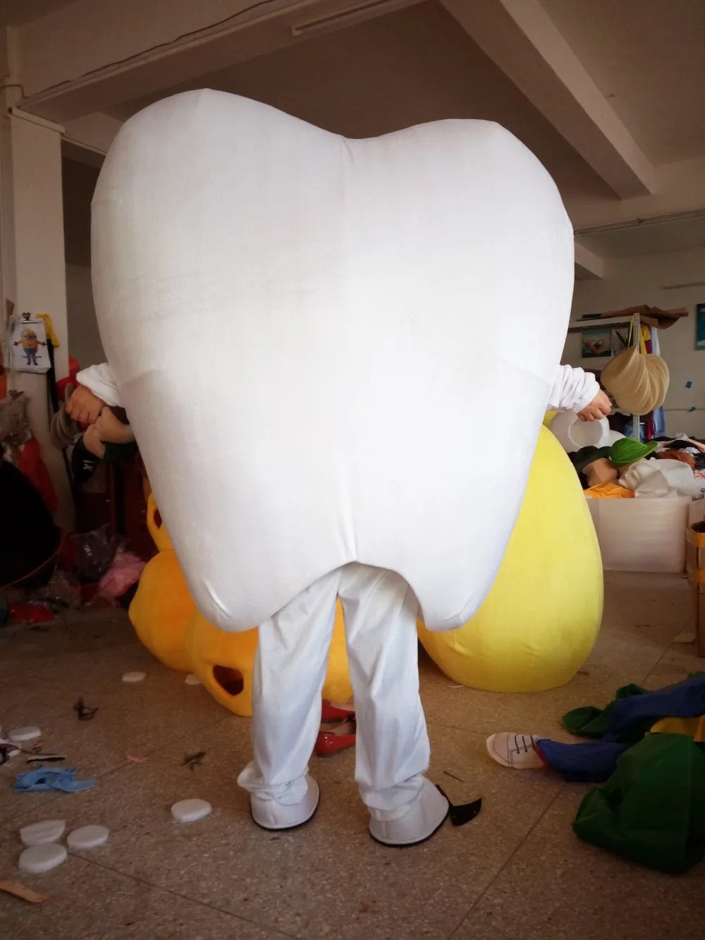 Tooth White Cosplay Mascot Costume For Adult - AllCosplay.com