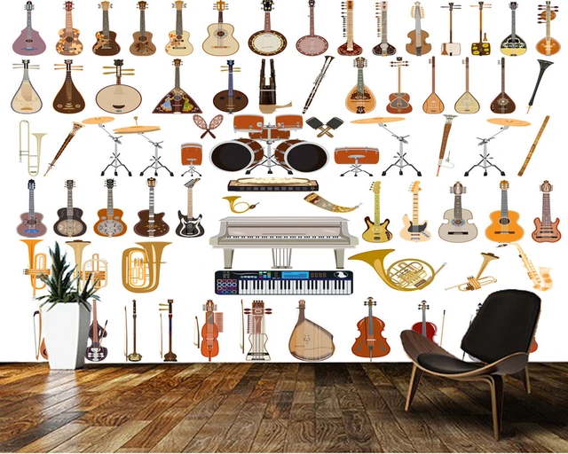 Classical Music Instruments Wallpaper