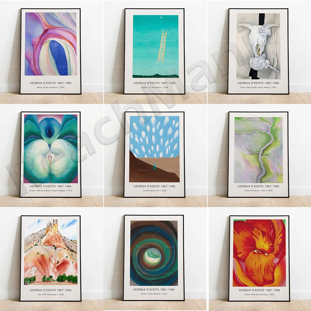 Georgia-O-Keeffe-Ladder-to-the-Moon-1958-Georgia-O-Keeffe-Exhibition ...
