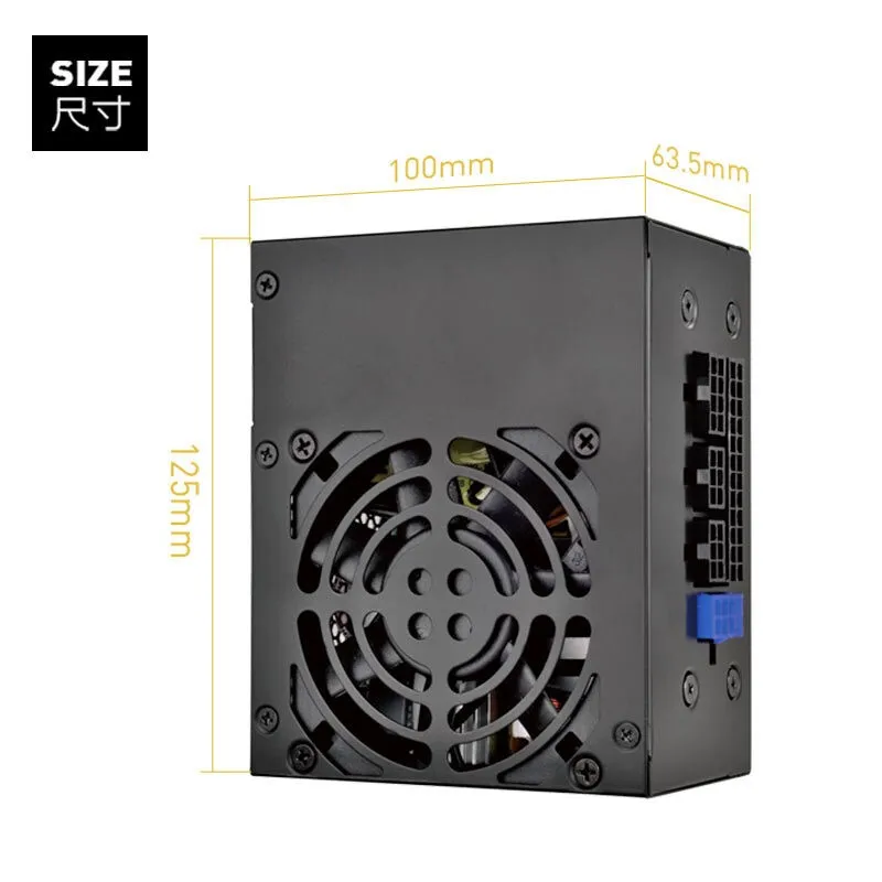 Original PSU For SilverStone SX650-G SFX Full Modular 80plus Gold Mute ...