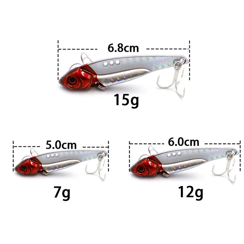 VIB Metal Road Fishing Wobblers Lure Artificial Wobbler Crap Fishing ...