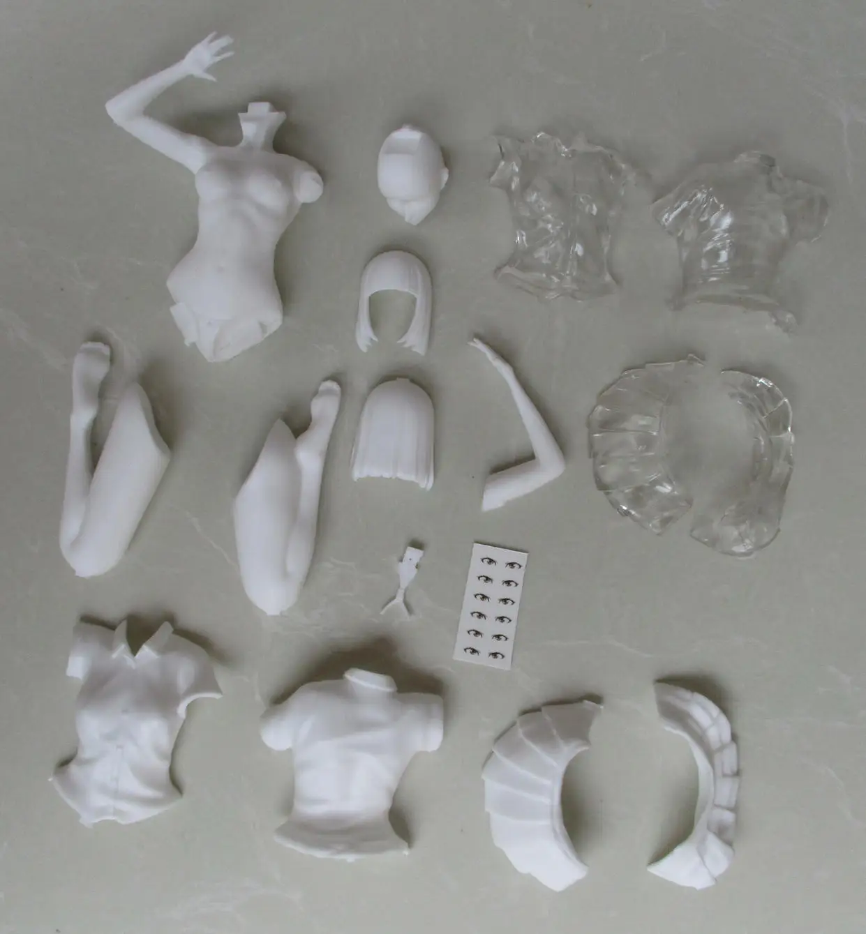 Garage Kit Unpainted Garage Resin Model Kit prison winter garden green ...