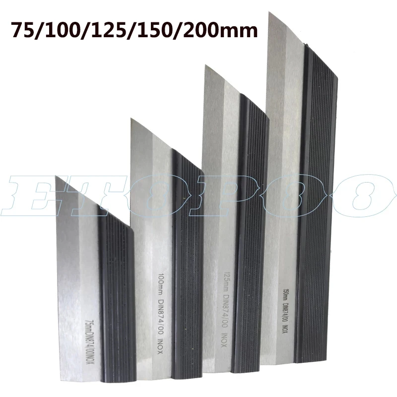 75-100-125-150-200mm-Accuracy-Ruler-Leveling-Ruler-INOX-StraightEdge ...