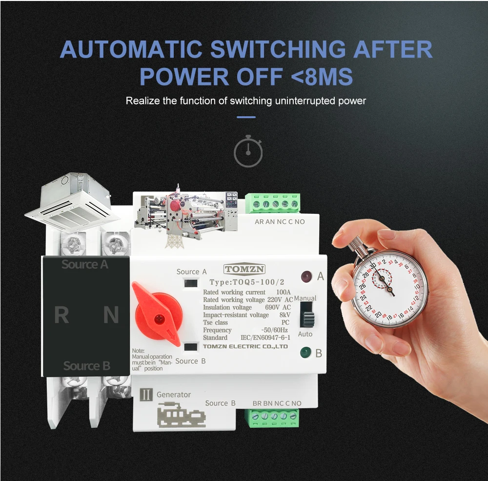 Dual Power Automatic Transfer Switch – ElectricalWall