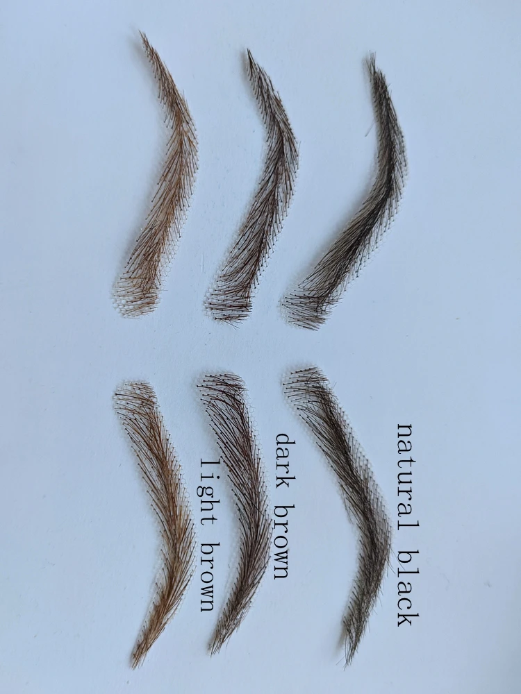 invisible-real-False-eyebrows-hand-made-human-hair-fake-eyebrows-with ...