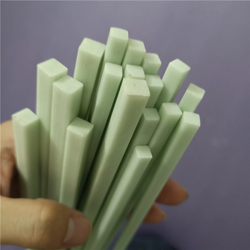 6pcs White Glass Fiber Square Rod 5x5 6x6 8x8 10x10mm Fiberglass Square ...