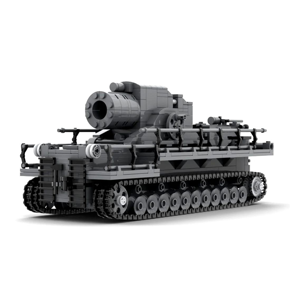 998pcs Diy Creative Building Blocks Tank Armored Vehicle Toy Simulation ...