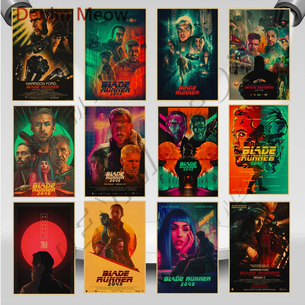Blade Runner 2049 American Movie Vintage Metal Signs Wall Art Poster ...