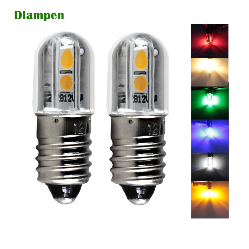 Dc 6V 12v 24v 36v 48v 110v 220v E10 Car Light Auto Led Bulb Device ...