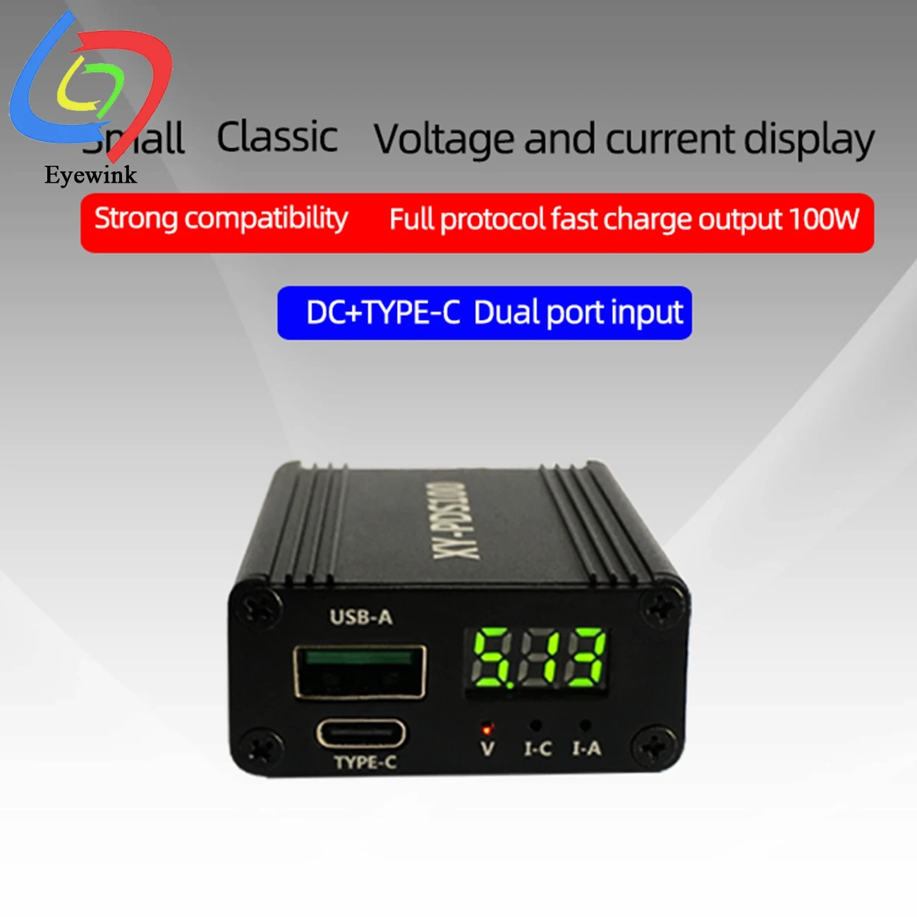 Pds100 Qc4.0 Qc3.0 Type-c Dc12-28v 100w Step Down Mobile Phone Quick ...