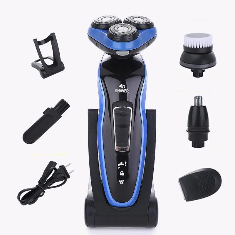 New Men's Electric Razor 4d Electric Beard Trimmer Usb Rechargeable ...