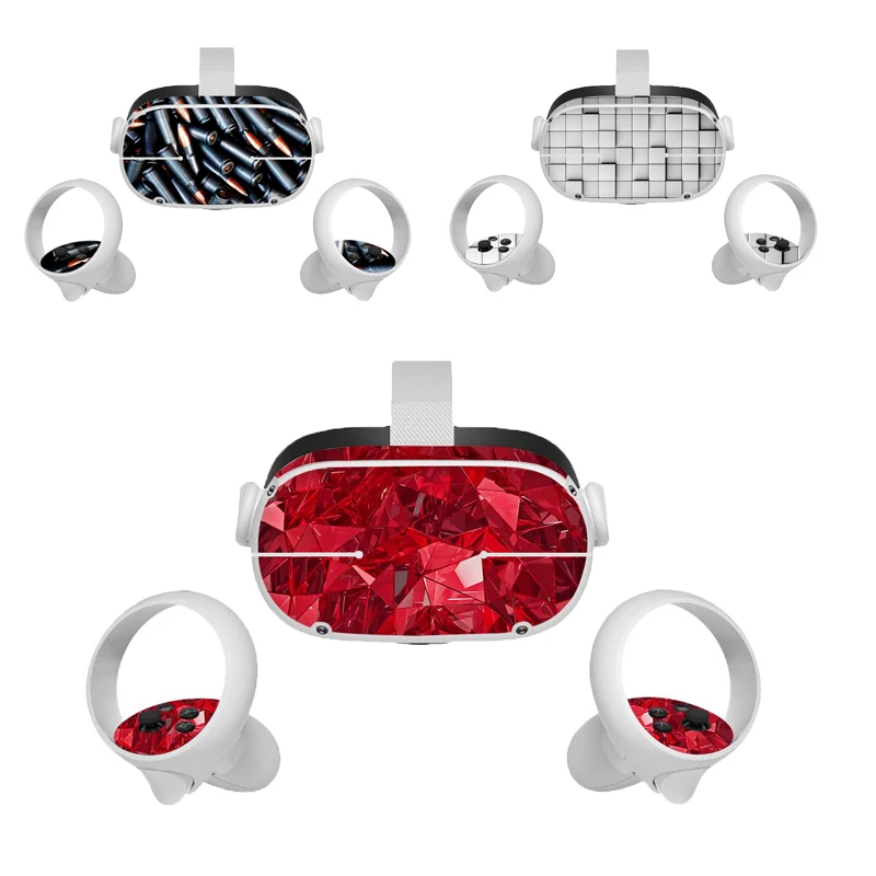 Vr Headset Pvc Skin Stickers For Oculus Quest 2 Virtual Reality Cartoon ...