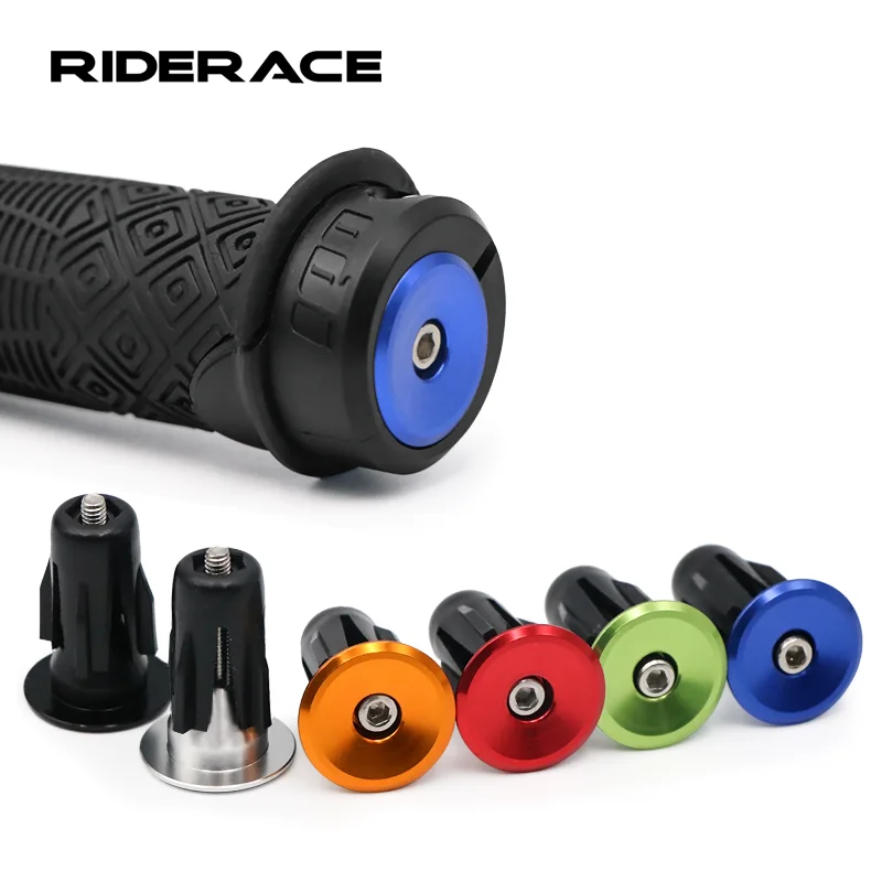 1 Pair Bike Handlebar End Plug Aluminum Alloy Mountain Bicycle ...