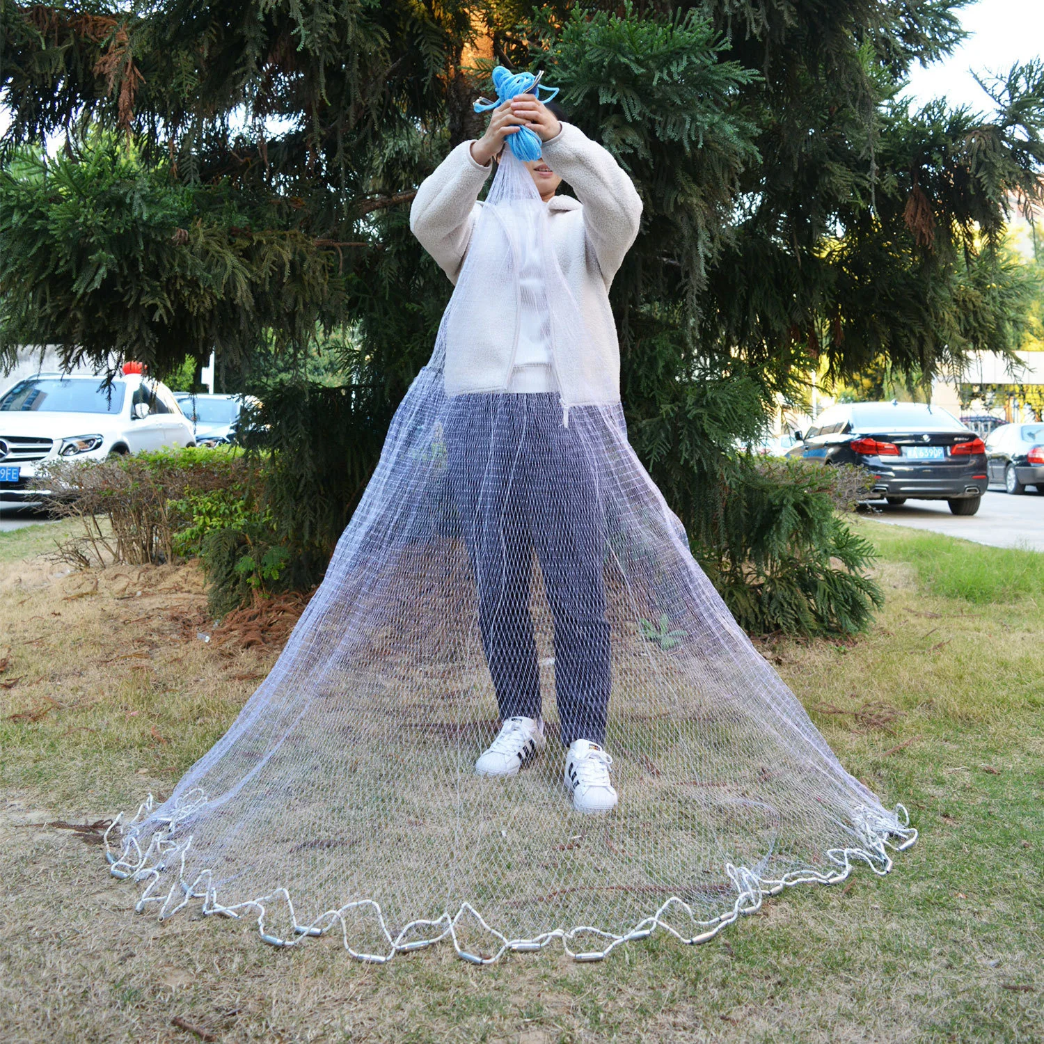 XC-LOHAS-Cast-Net-Fishing-Hand-Cast-Net-Mesh-Nylon-American-Style ...