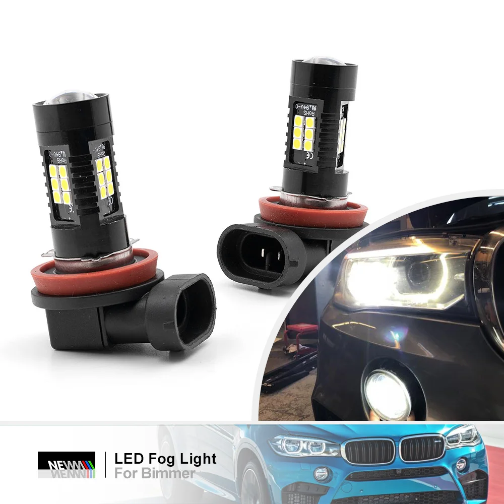 大人気 X1 F48/E84 BMW LEDフォグランプH11 H16 H8車検対応 8000LM ホワイト6500K 正規品 安心の1年保証 ...