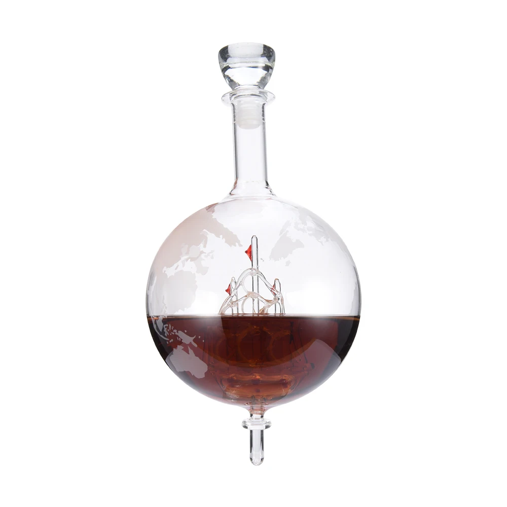 800 мл Глобус графин с готовой деревянной подставкой бар аэратор Лейка ...