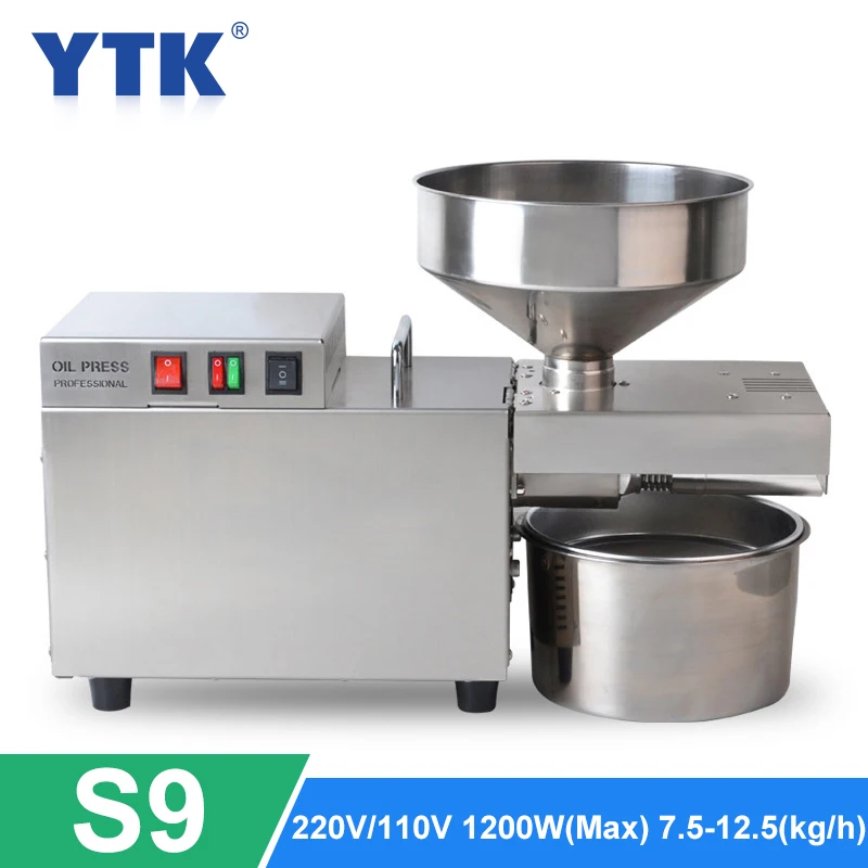 High Power Commercial Oil Press Extractor 7.5-12.5KG/H Automatic ...