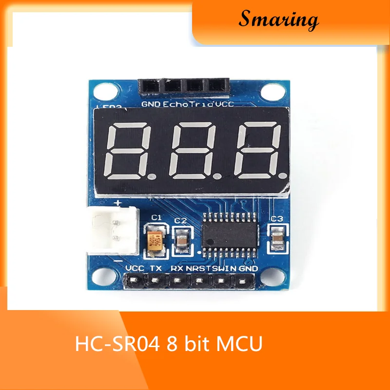 Ultrasonic-Distance-Measurement-Control-Board-Rangefinder-3-Bit-LED ...