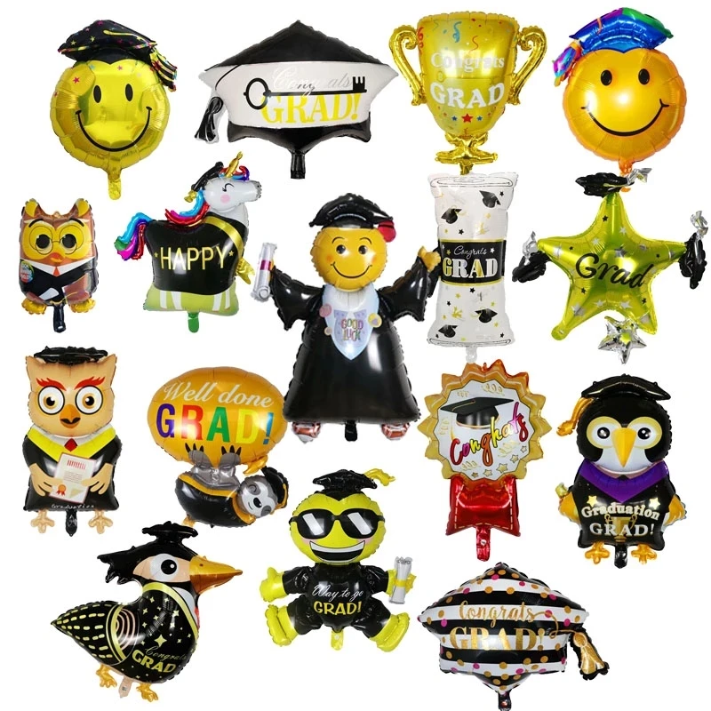 1pc Congratulation Party Foil Helium Balloon Graduate Doctor Good ...