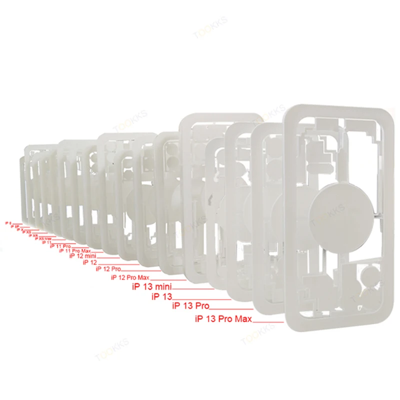 17 Pcs Laser Protect Mold For Iphone8 To Iphone 13promax Back Cover ...