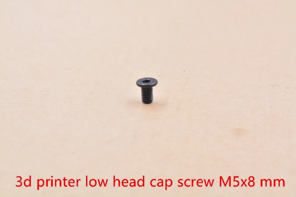 LINK CNC 3d printer screw low head cap M5 6mm 8mm 10mm 15mm 20mm 25mm ...