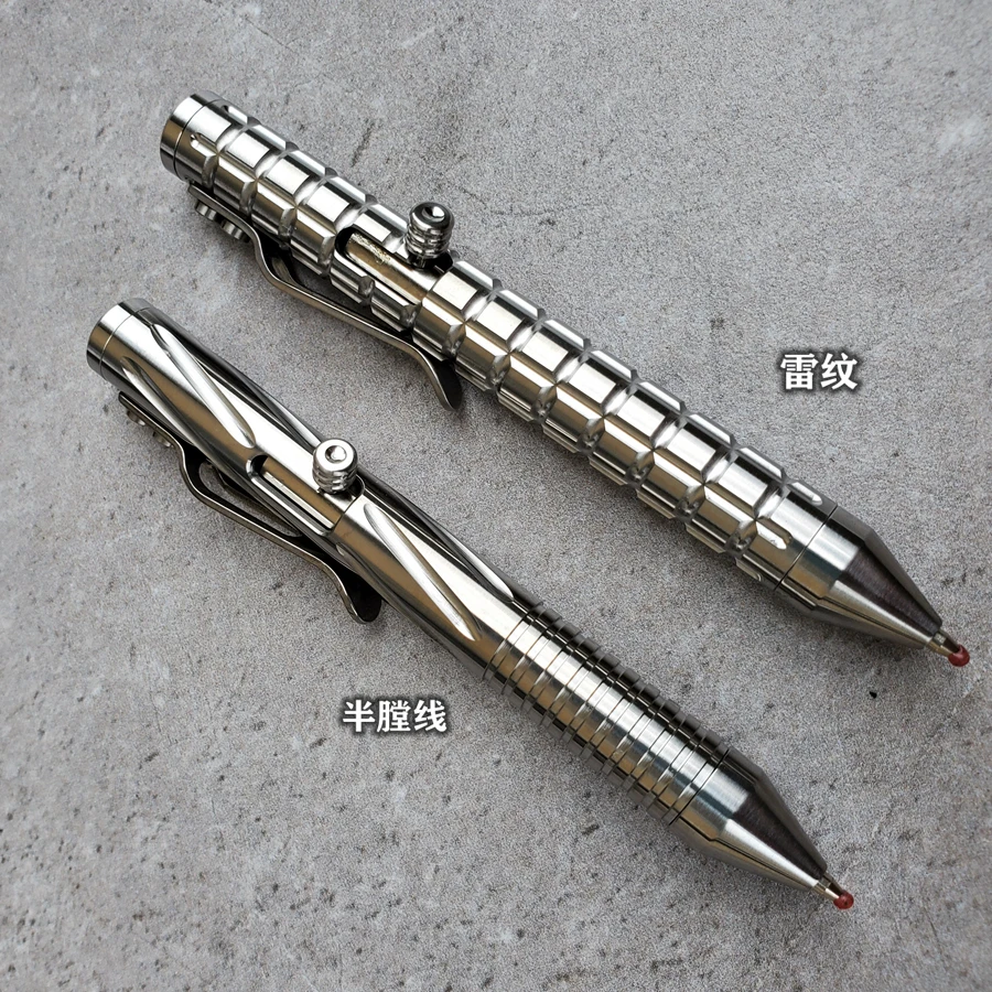 Titanium Alloy Bolt Action Pen Tactical Mechanical Pen Self-defense Edc ...