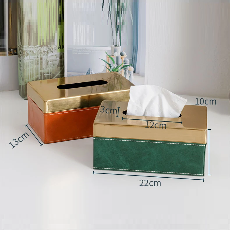 Metal Lid Tissue Box – Homio Decor