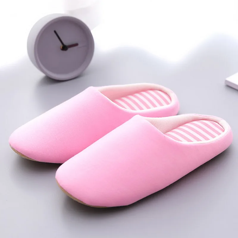Women Slippers House Soft Home Cotton Slipper Winter Indoor Light ...