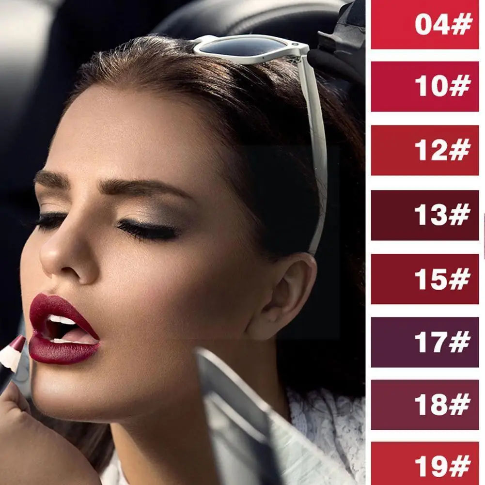 1PC Lip Gloss Lip Liner Dual Color Matte Lipstick Eye Pencil Pencil ...