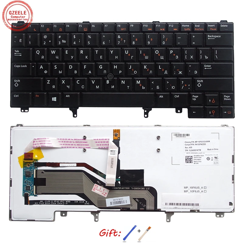 Russian NEW For DELL E6420 E5420 E5430 E6220 E6320 E6330 E6420 E6430 RU ...
