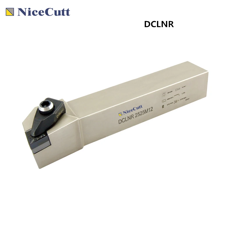 Nicecutt Dclnr/l 1616/2020/2525/3232 Lathe Tool External Turning Tool Holder For Cnmg1204 ...