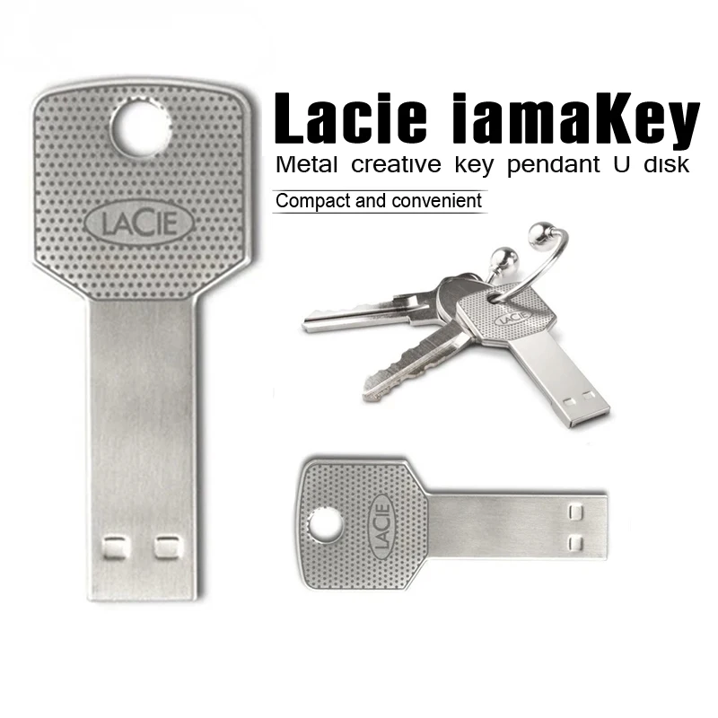 lacie key usb flash drive 4GB 8GB 16GB 32GB 64GB metal pen drive 128GB ...