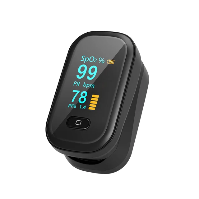 Professional Pulse Oximeter OLED Blood Oxygen Oximeter PR SpO2 Blood ...