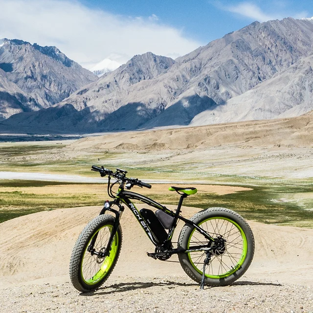 RichBit RT-012 Plus 26 Inch Fat Tire Electric Bike Mtb SHIMANO 21 Speed ...